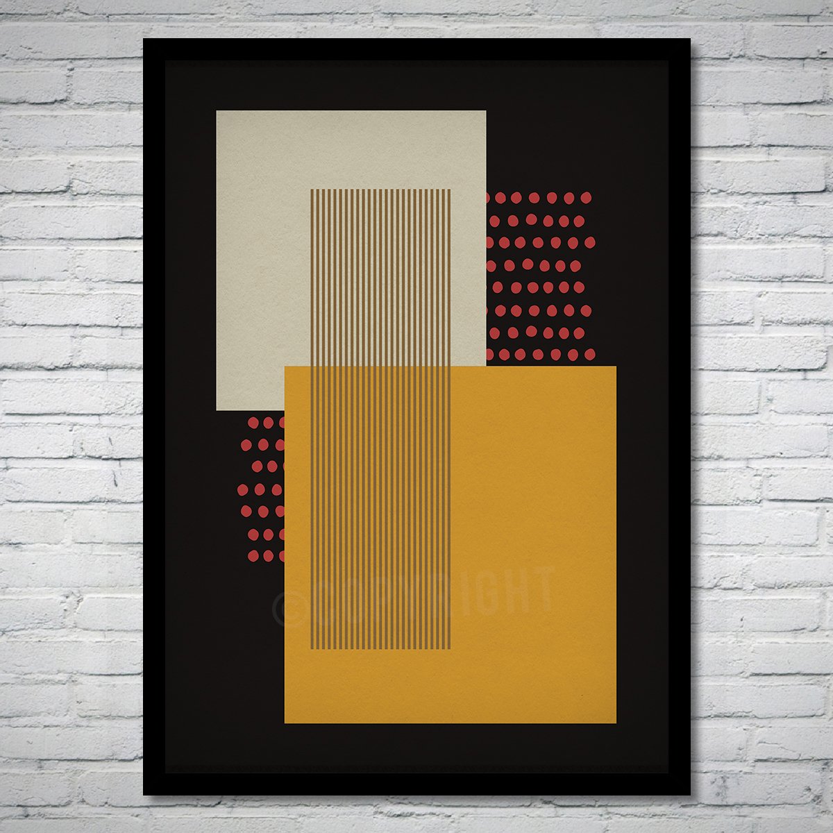 Abstract Geometric 02 Art Print — Left Hand Prints