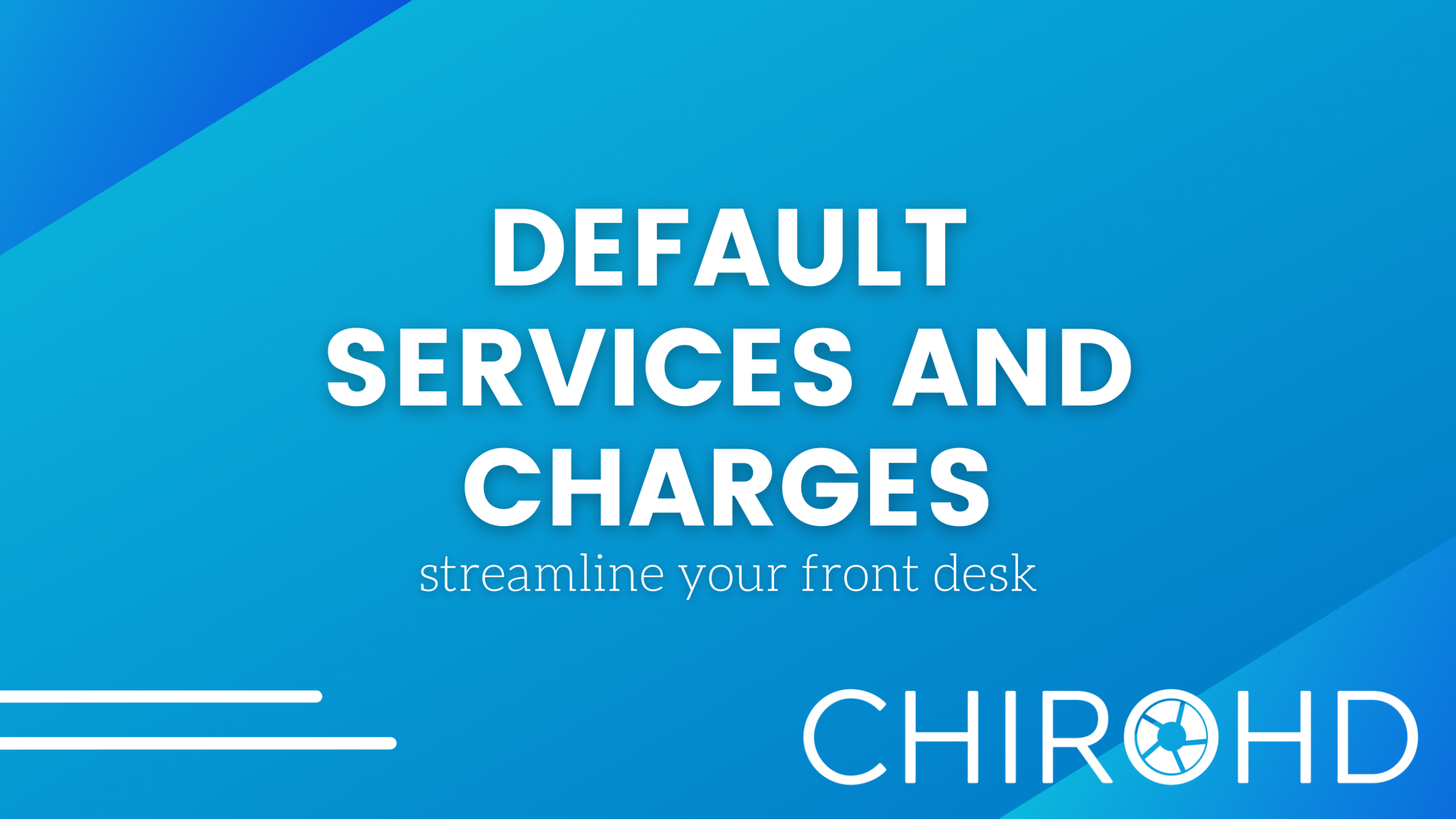 Features — ChiroHD