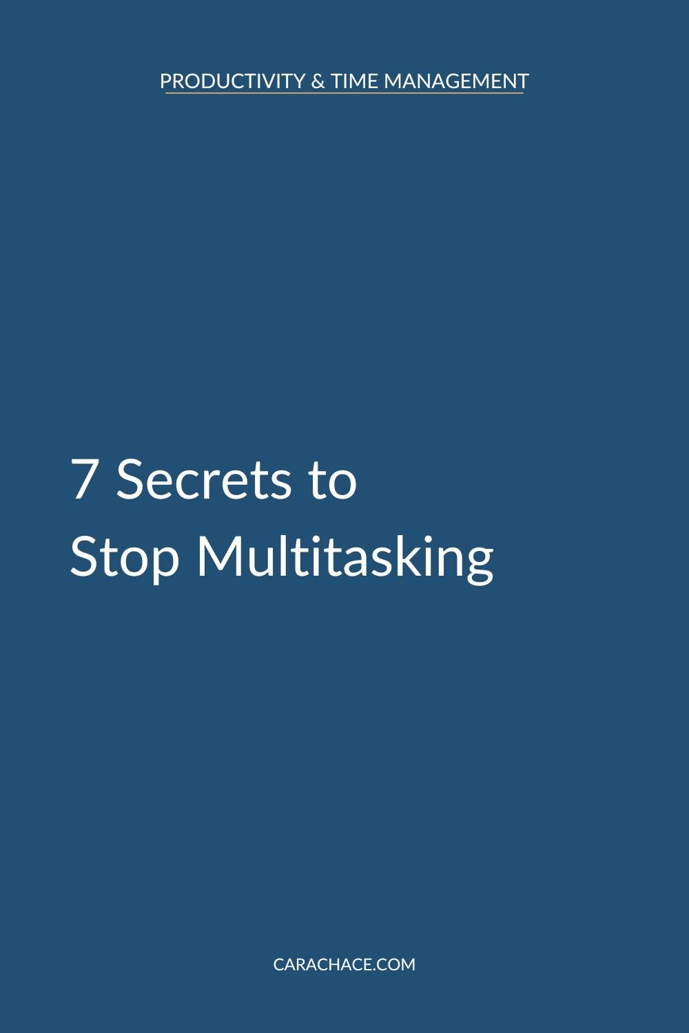 Why Multitasking Is Making You Less Productive