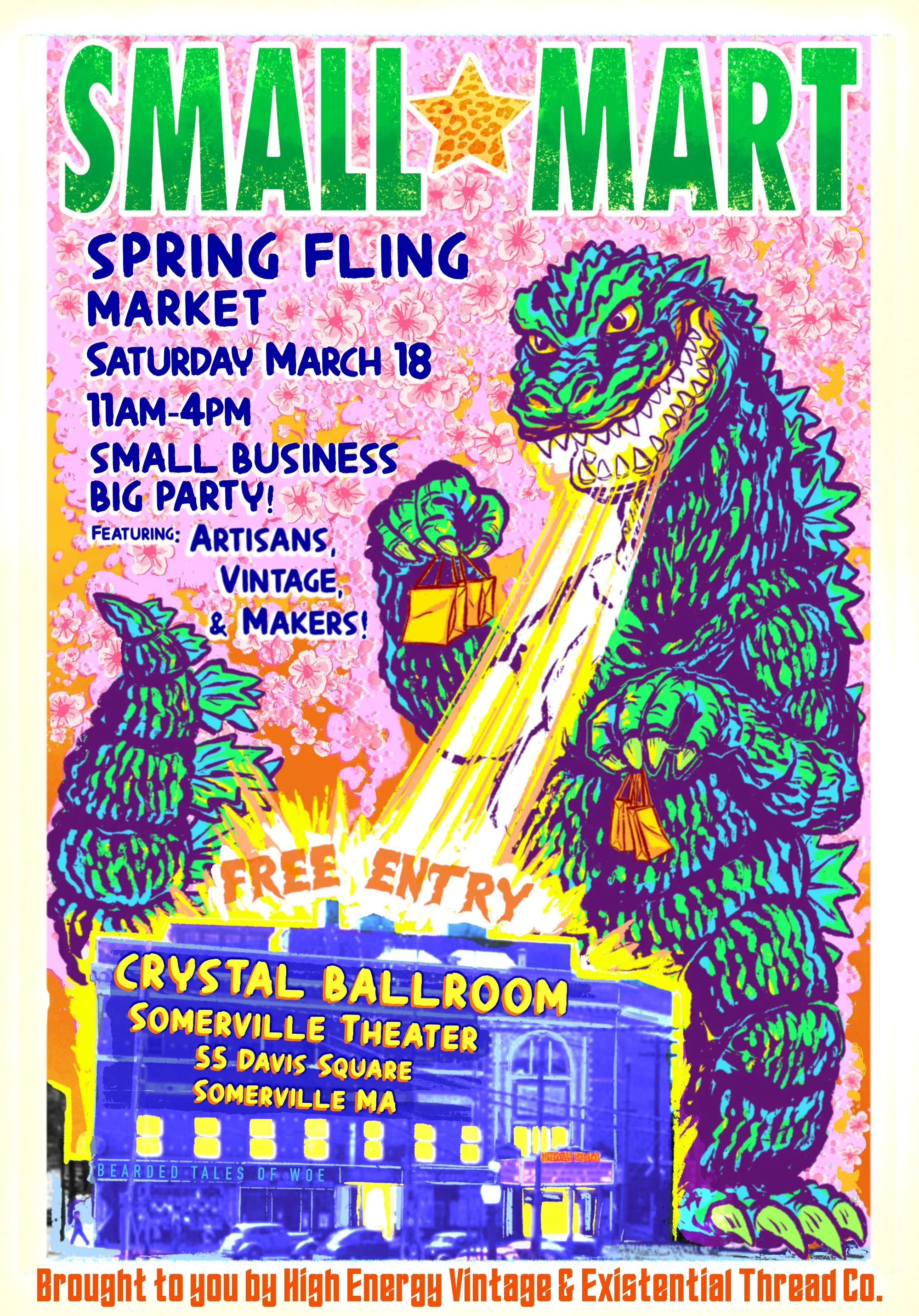 Small Mart Spring Fling at Crystal Ballroom on Saturday, March 18th ...