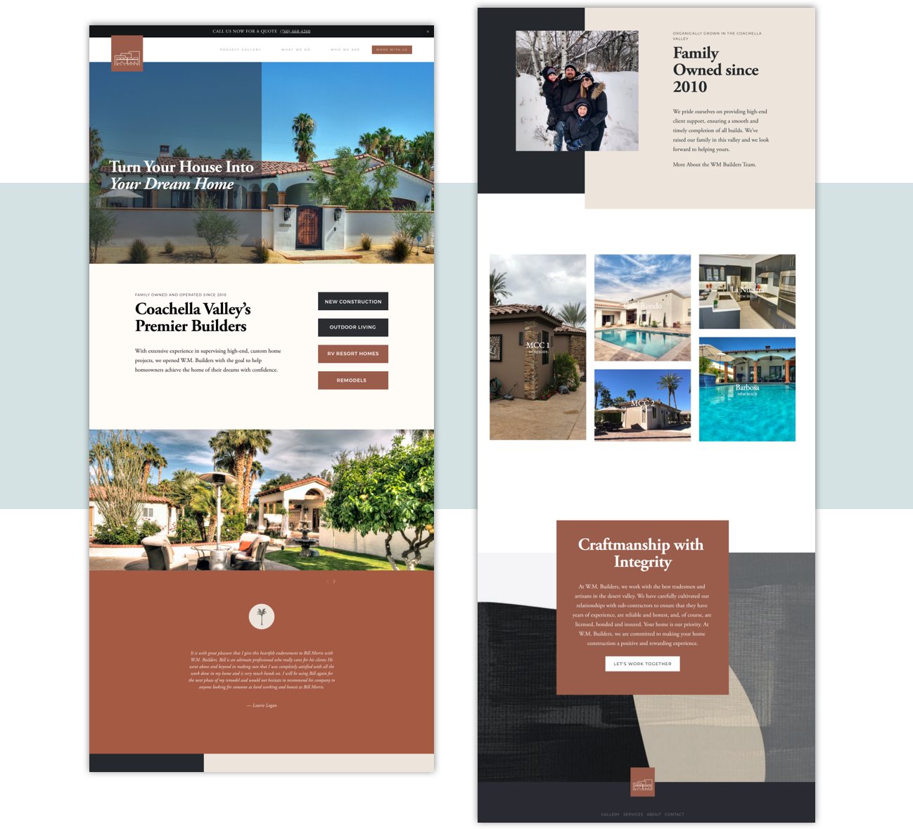 Custom Website For Construction Company — Denver Web Design