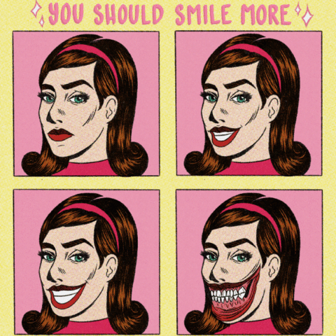 "You Should Smile More" » How it Causes Harm — Teletherapy with Sarah