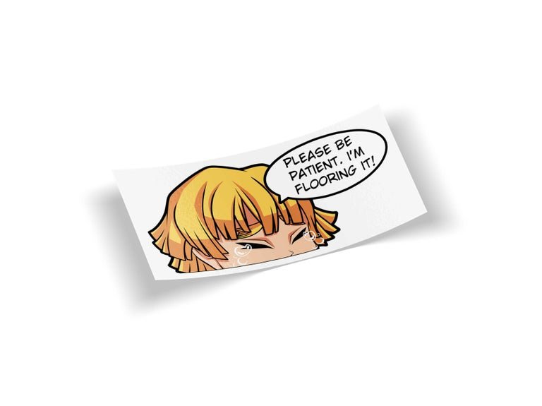 Crying zenitsu — Tuner Decals