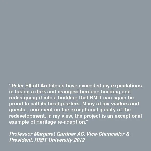 Francis Ormond Building — Peter Elliott Architecture + Urban Design