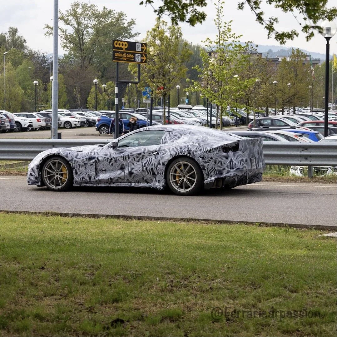 Ferrari 812 GTO (Versione Speciale) spied in fresh new images ...