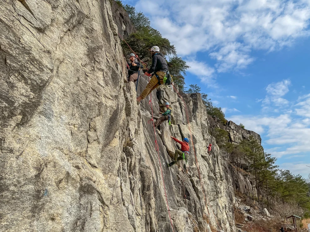 Rocky Face Mountain, NC Climbing - Blue Ridge Mountain Guides