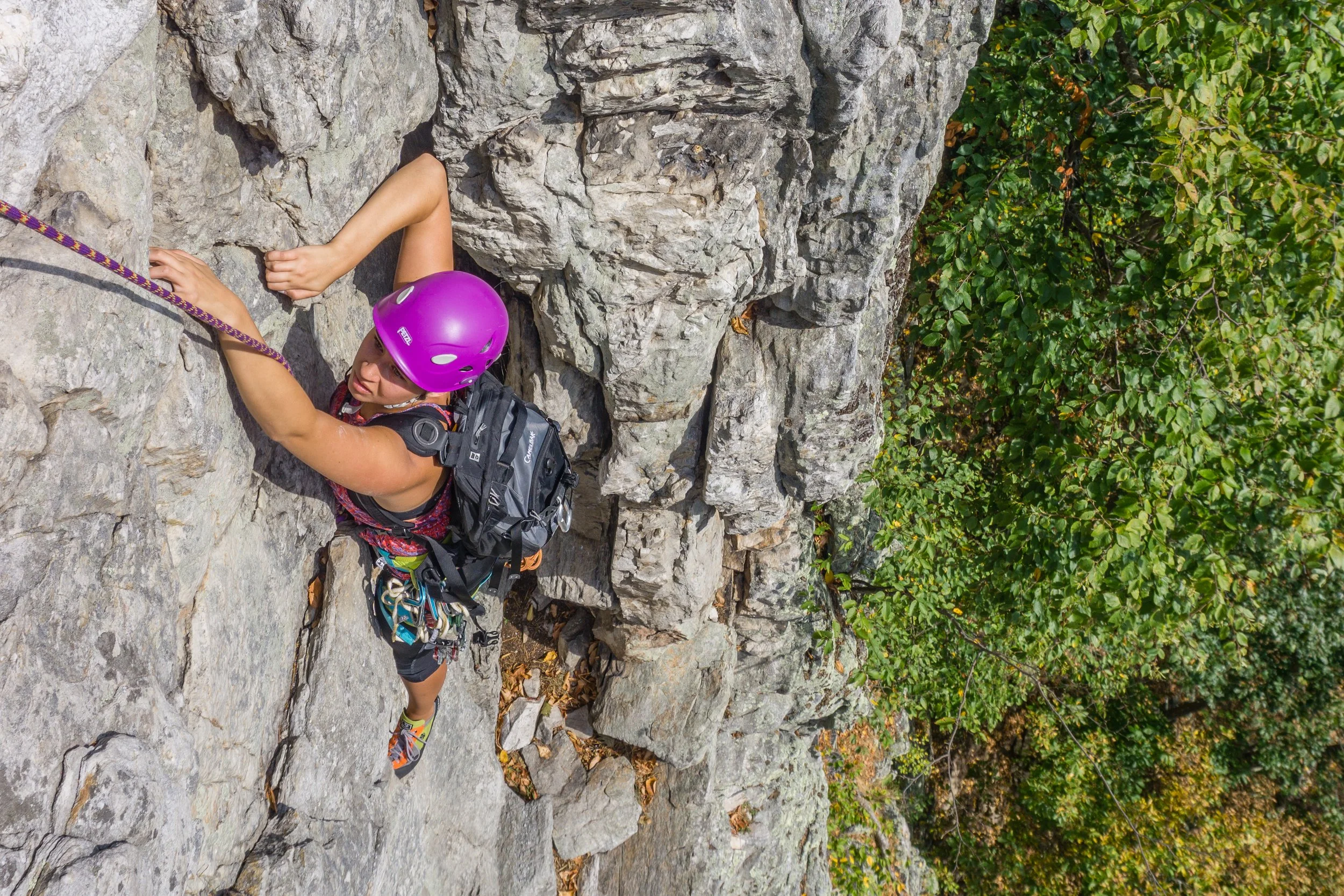 Rock Climb Seneca Rocks, WV - Blue Ridge Mountain Guides