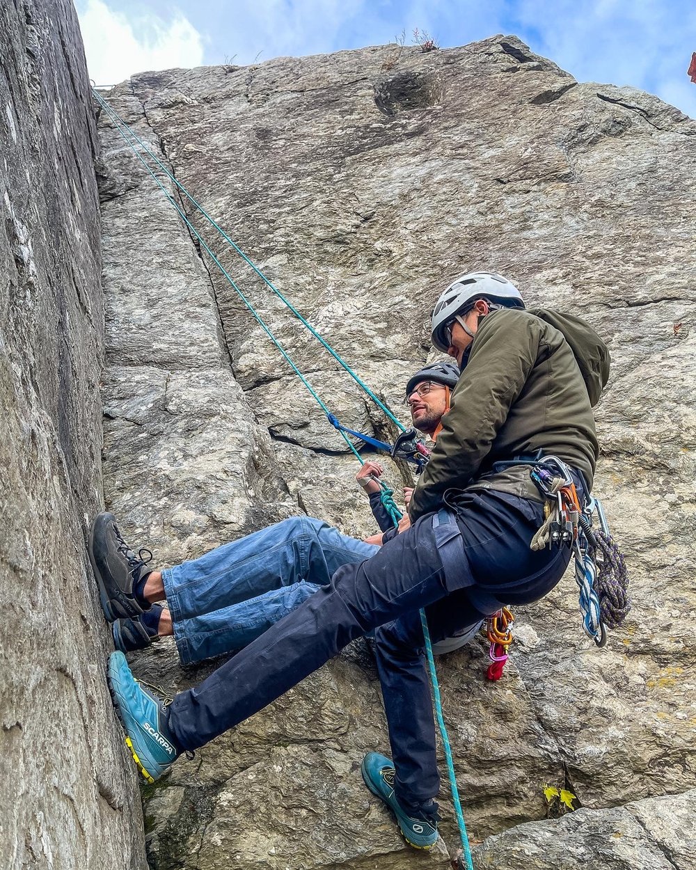 AMGA SPI Course and Assessment - Blue Ridge Mountain Guides