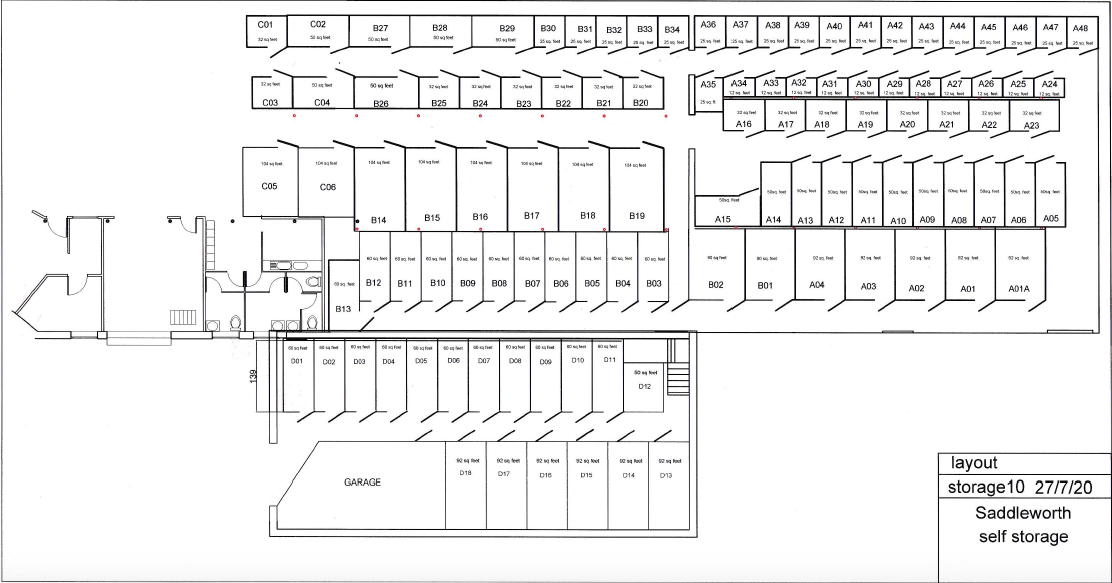 Units — Saddleworth Self Storage