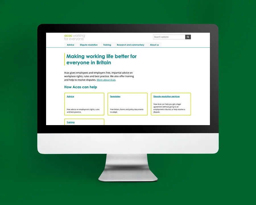 User-centred content at Acas: content design case study — Scroll