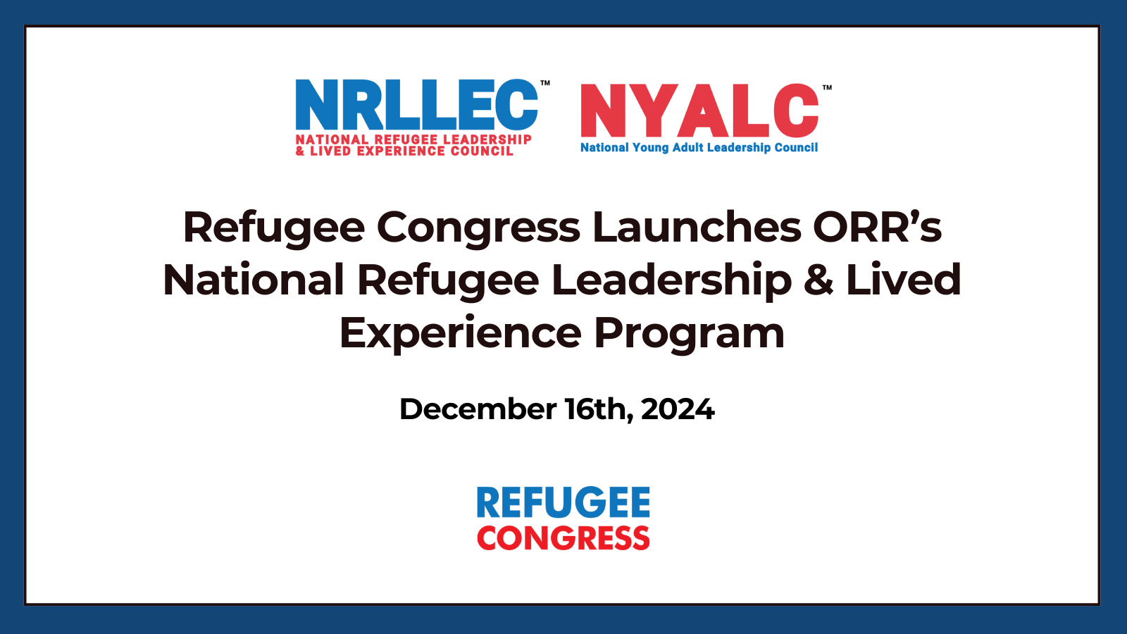 Refugee Congress