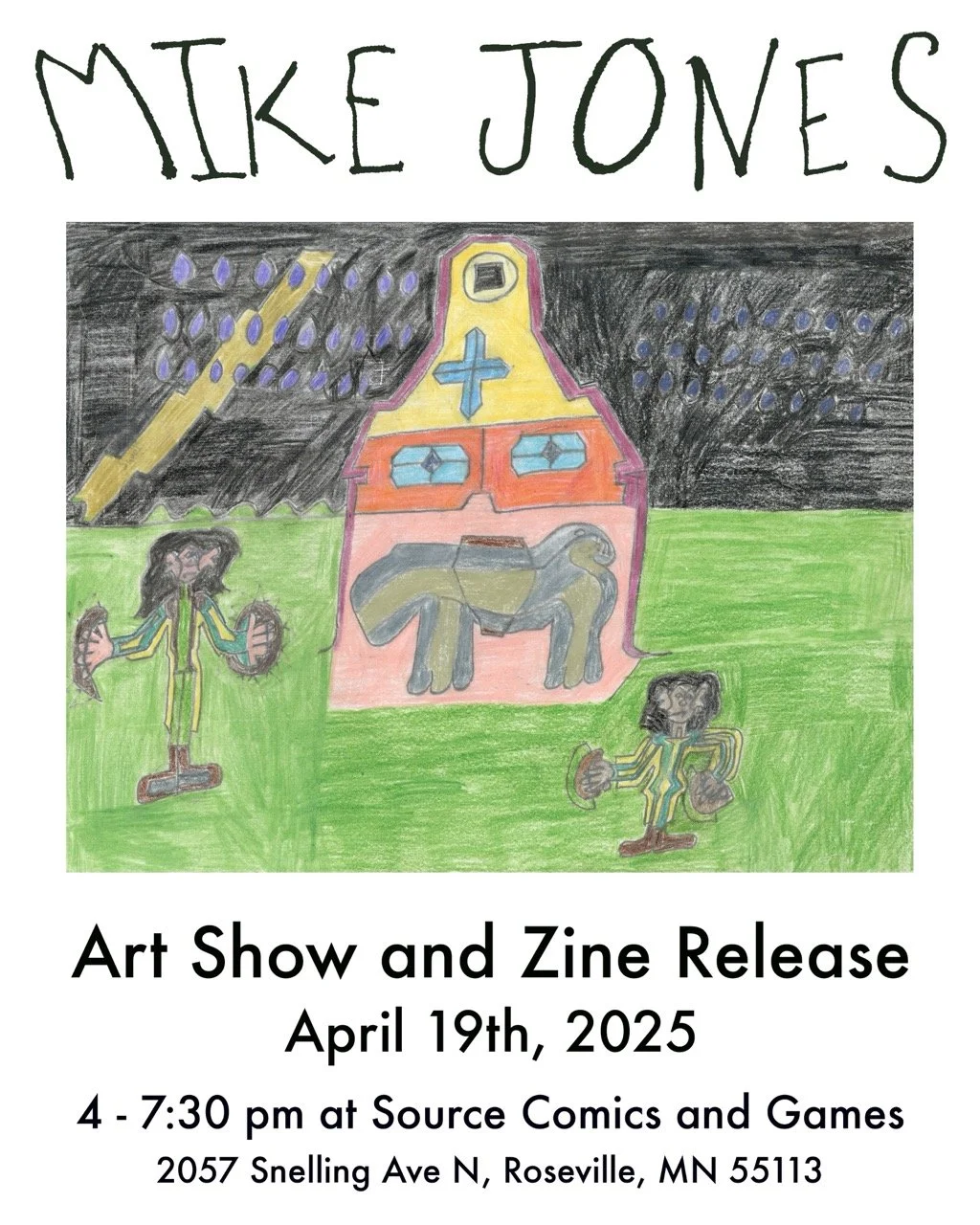 Mike Jones Art Show and Zine Launch — Fresh Eye Arts