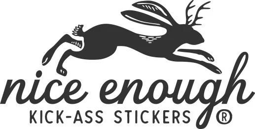 Nice Enough Stickers — Sugar B