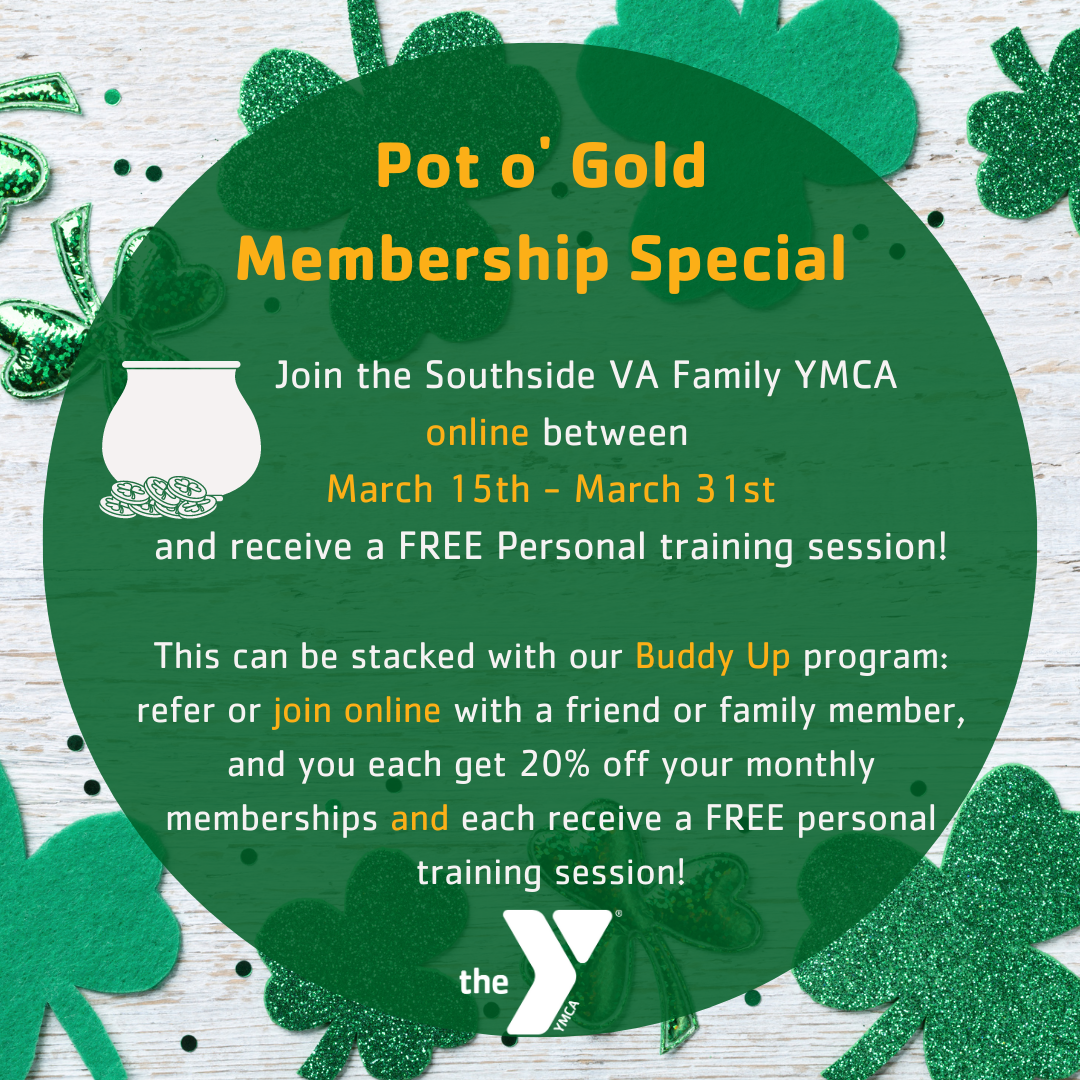 Pot O' Gold Special — SSVA FAMILY YMCA