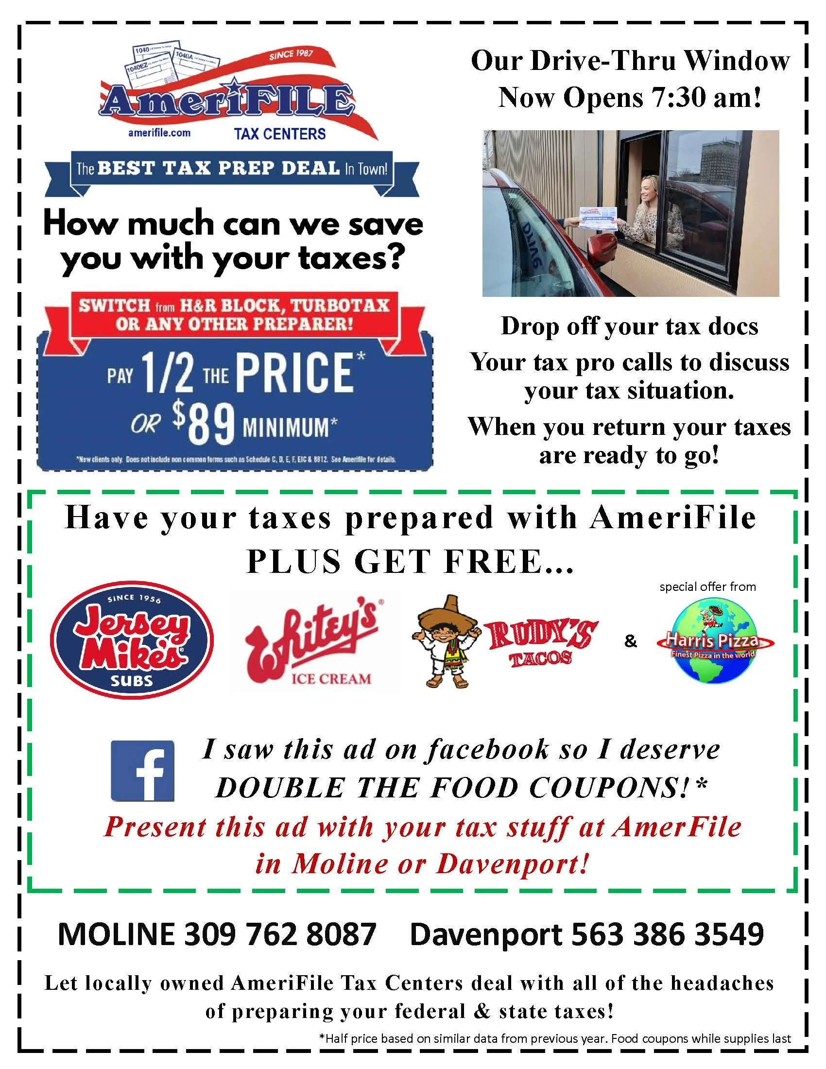 Amerifile Tax Coupon — Amerifile