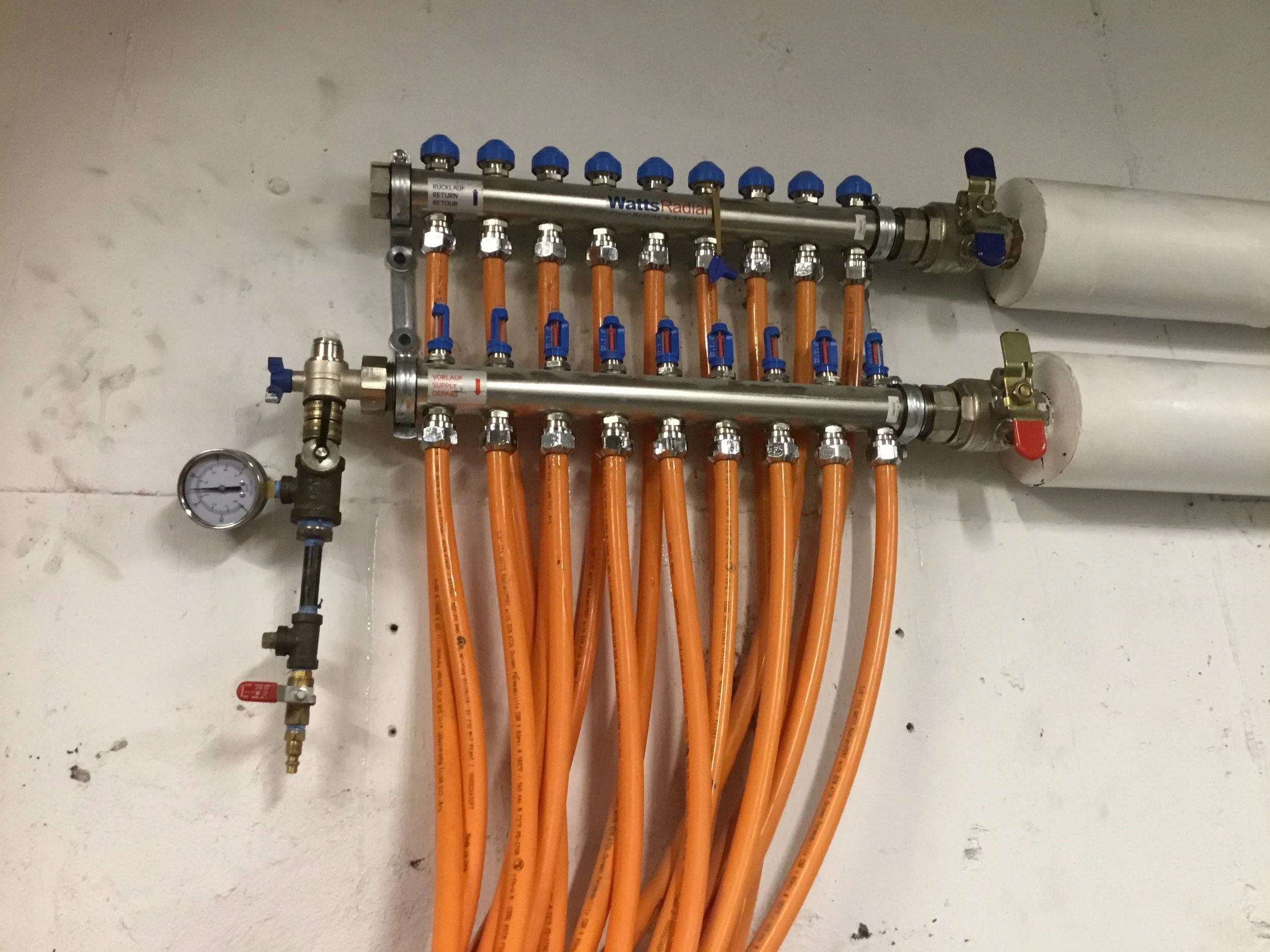 Snow Melt Manifolds Guide To The Manifold For Underfloor Heating
