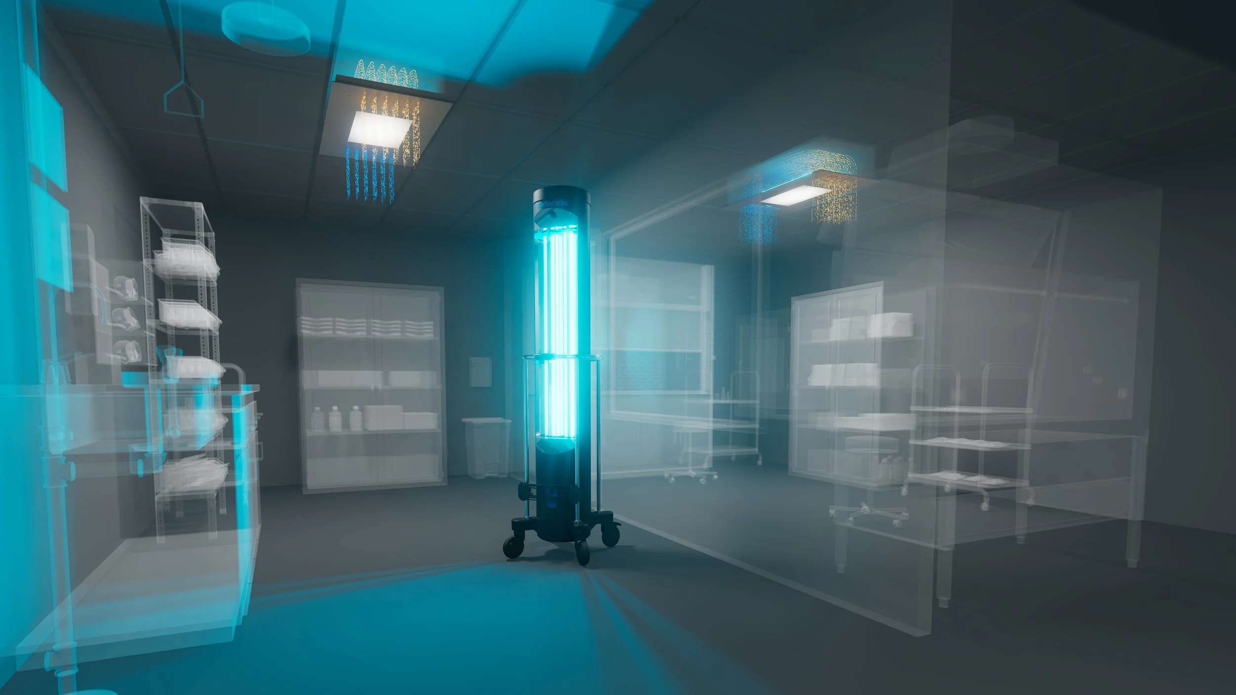 UV-C Disinfection Robots | Surfacide | Helios UV-C Disinfection System