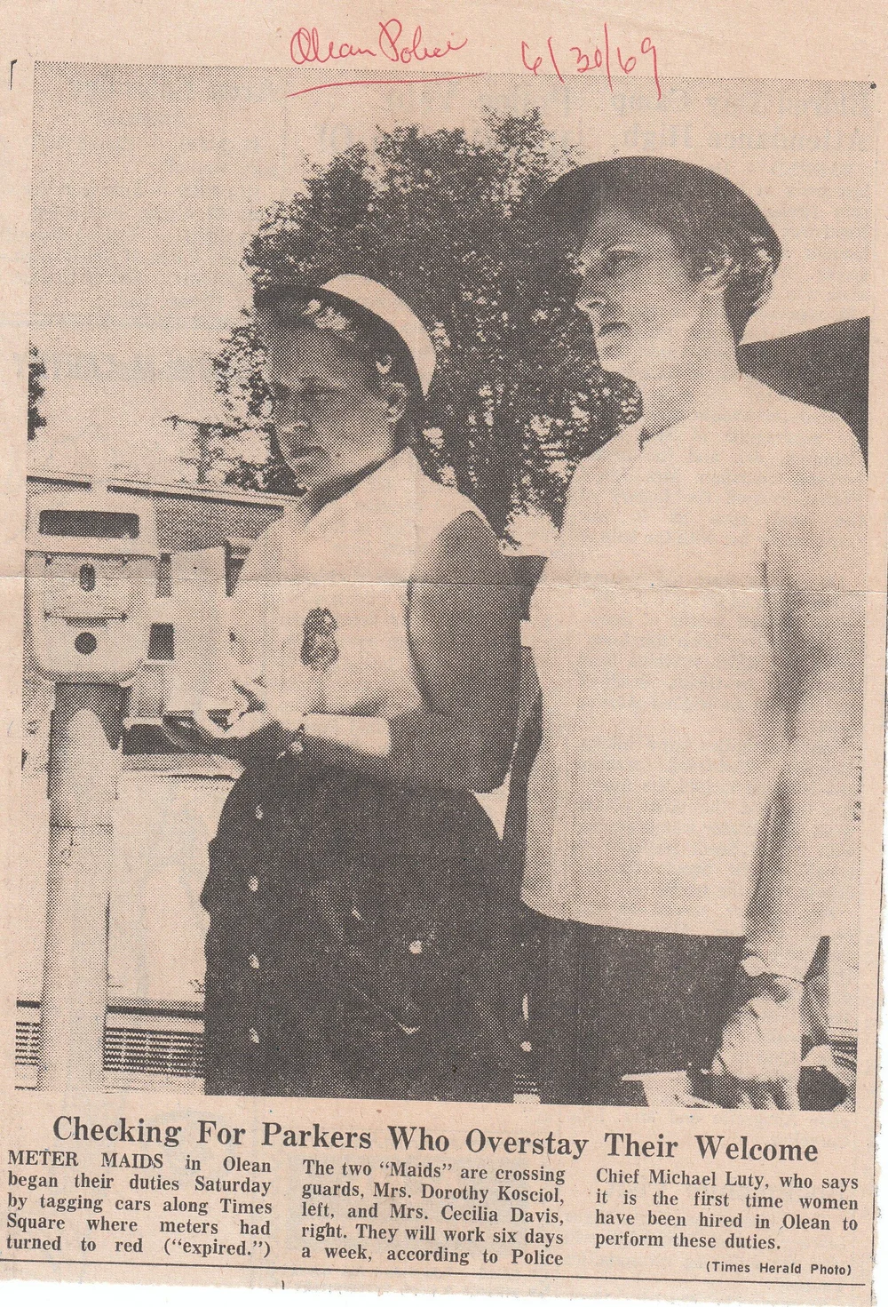 Olean Police and Fire Departments — Olean Historical & Preservation Society