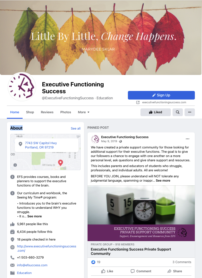 Executive Functioning Success — BISHOP CONTENT STUDIO
