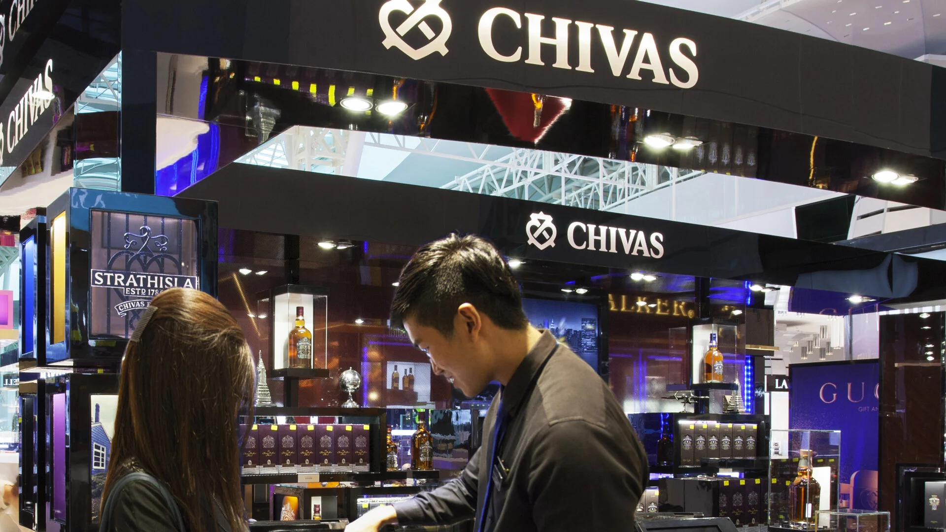 Pernod Ricard Chivas booth - Eraman Kuala Lumpur Airport (KLIA 2 ...