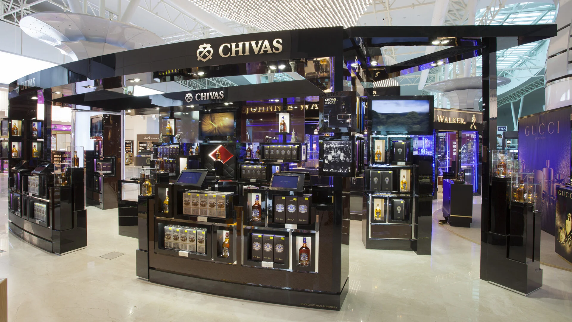 Pernod Ricard Chivas booth - Eraman Kuala Lumpur Airport (KLIA 2 ...