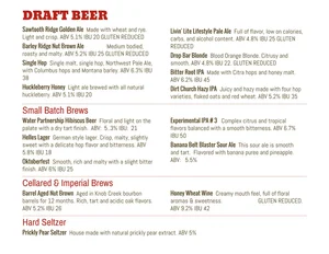 BITTER ROOT BEERS — Bitter Root Brewing