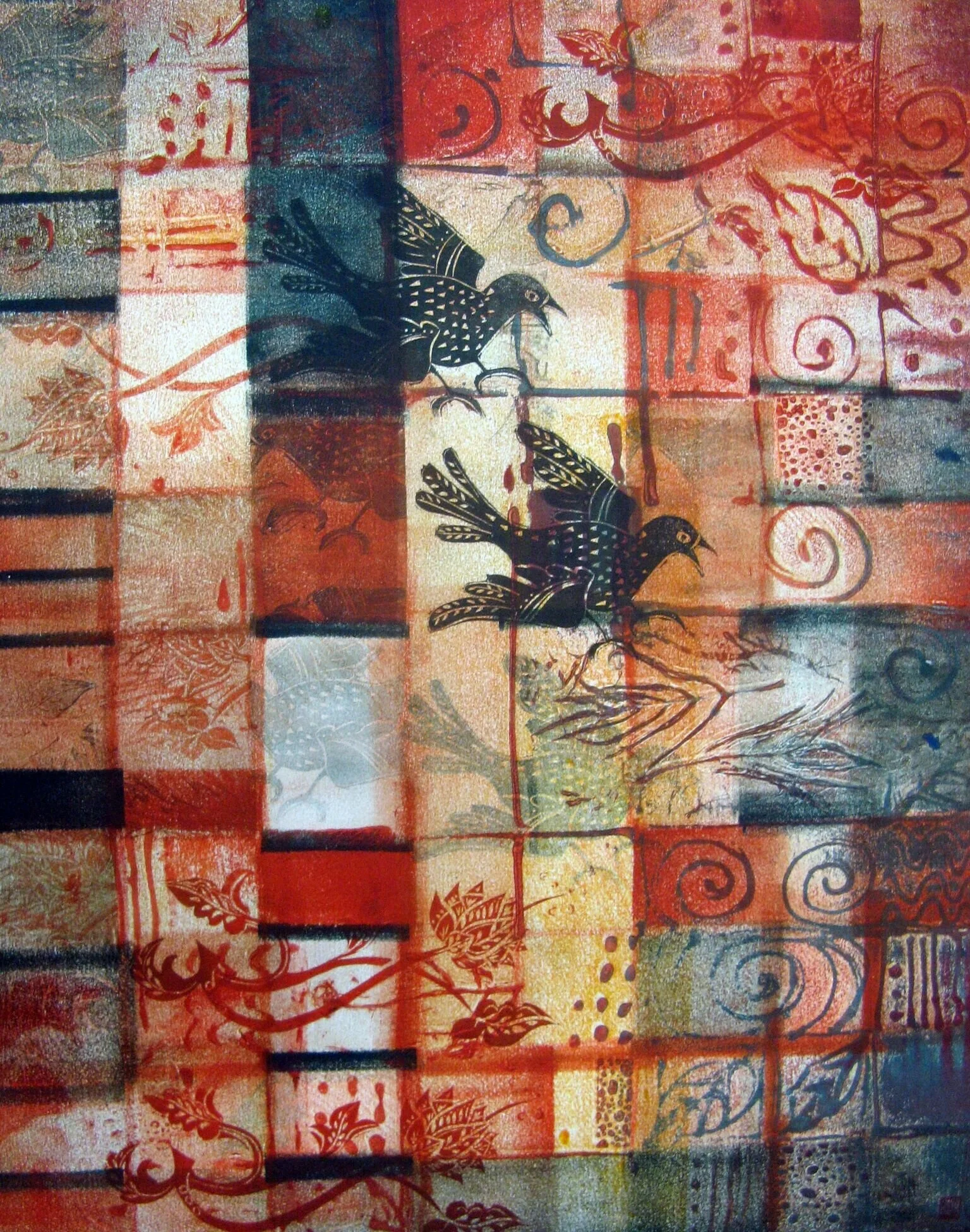 COLLAGRAPHS — JO HOLLIER - ARTIST AND PRINTMAKER