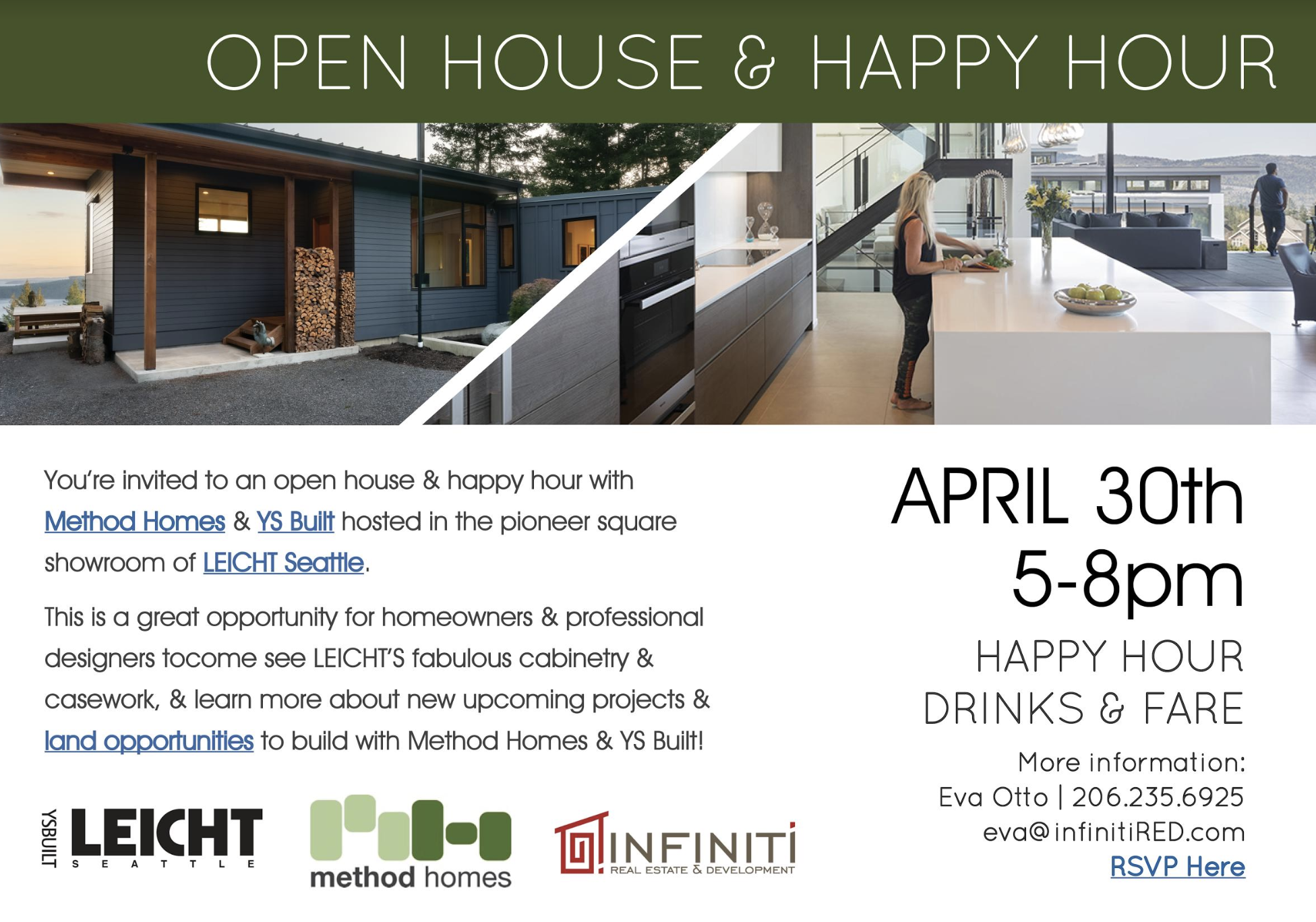 Open House & Happy Hour – April 30 — Method Homes