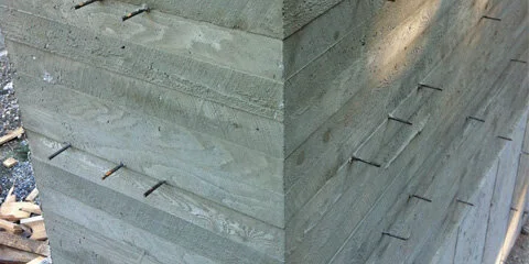 Berkshires Custom Residence: Board-formed Concrete Foundation Pour ...