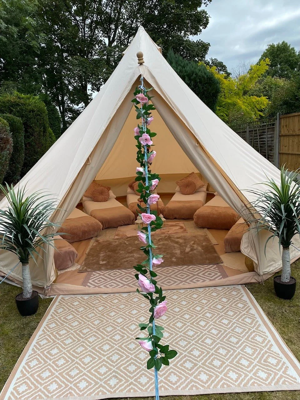 Teepee Sleepover Hire in Derbyshire