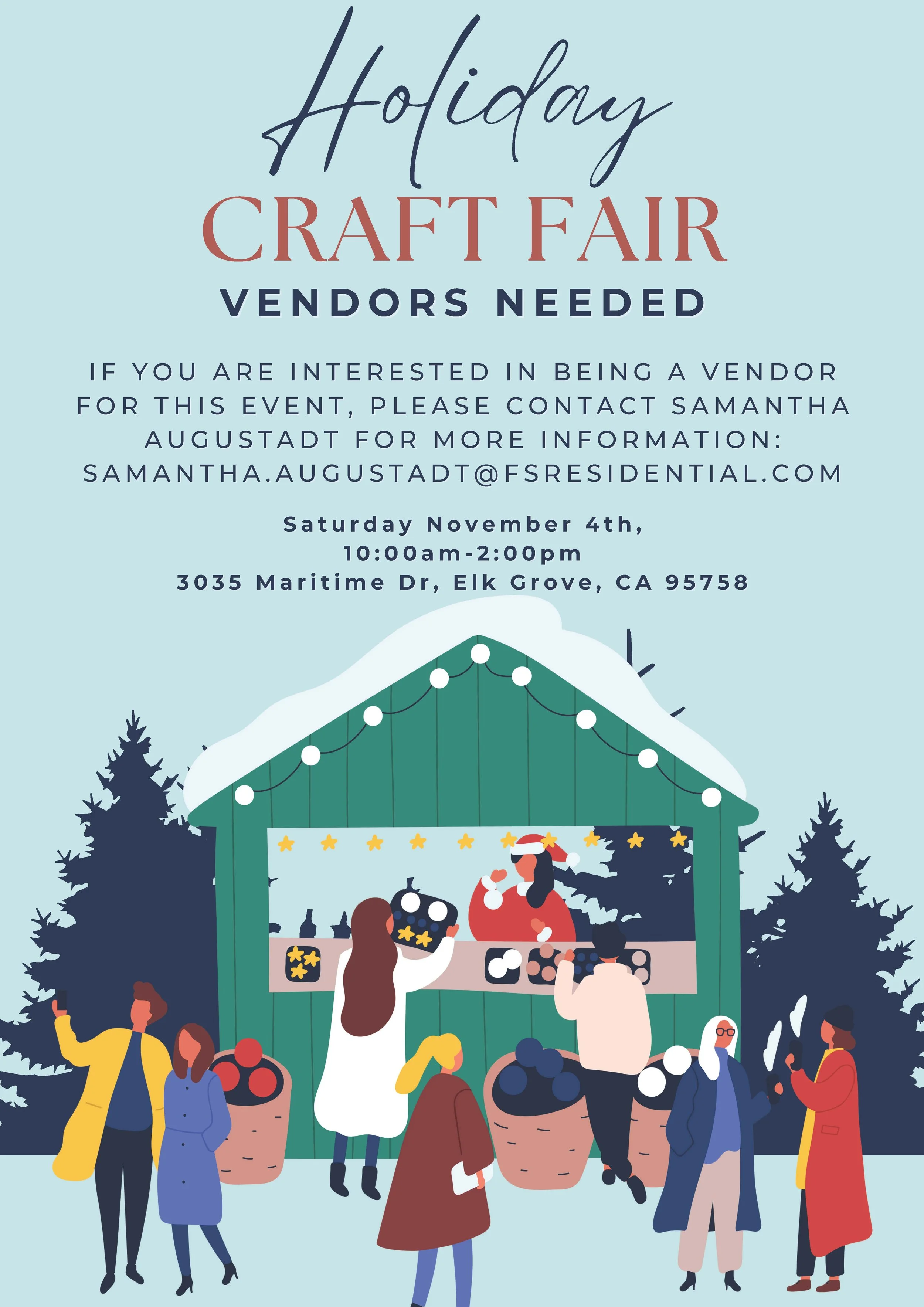 Holiday Craft Fair — Lakeside Community Owners' Association
