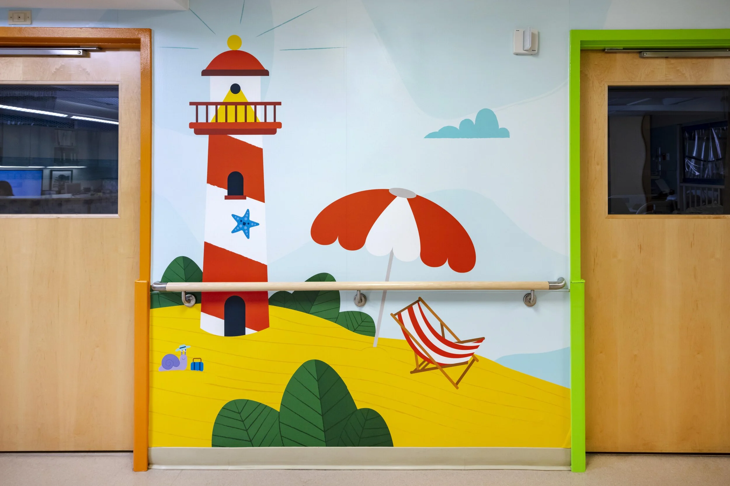 Illustrated AtlantiCare Pediatric Mural Wall — Kidnichols