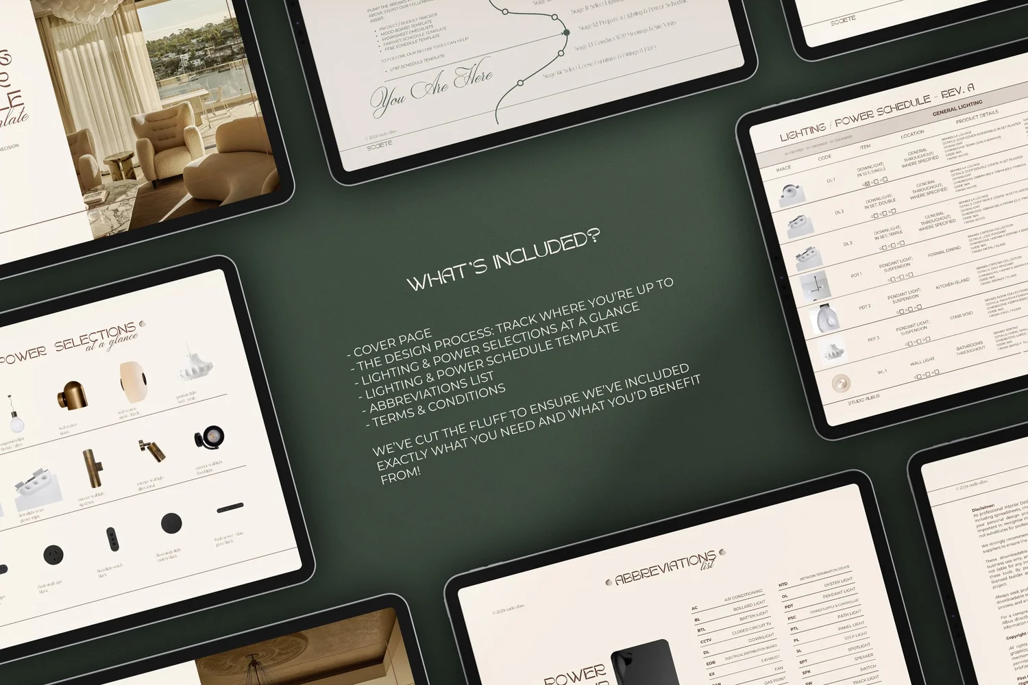 FF&E Schedule Template — Studio Albus: Interior Design Studio ...