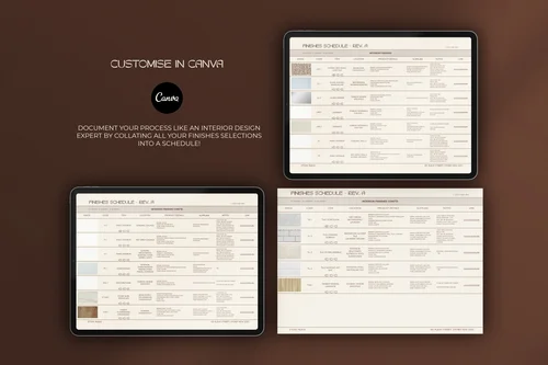 Lighting & Power Schedule Template — Studio Albus: Interior Design ...
