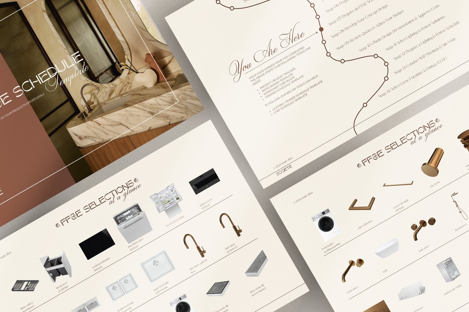 Finishes Schedule Template — Studio Albus: Interior Design Studio + Creative Agency, Sydney