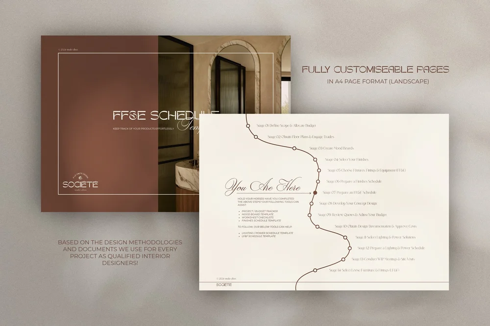 Finishes Schedule Template — Studio Albus: Interior Design Studio ...