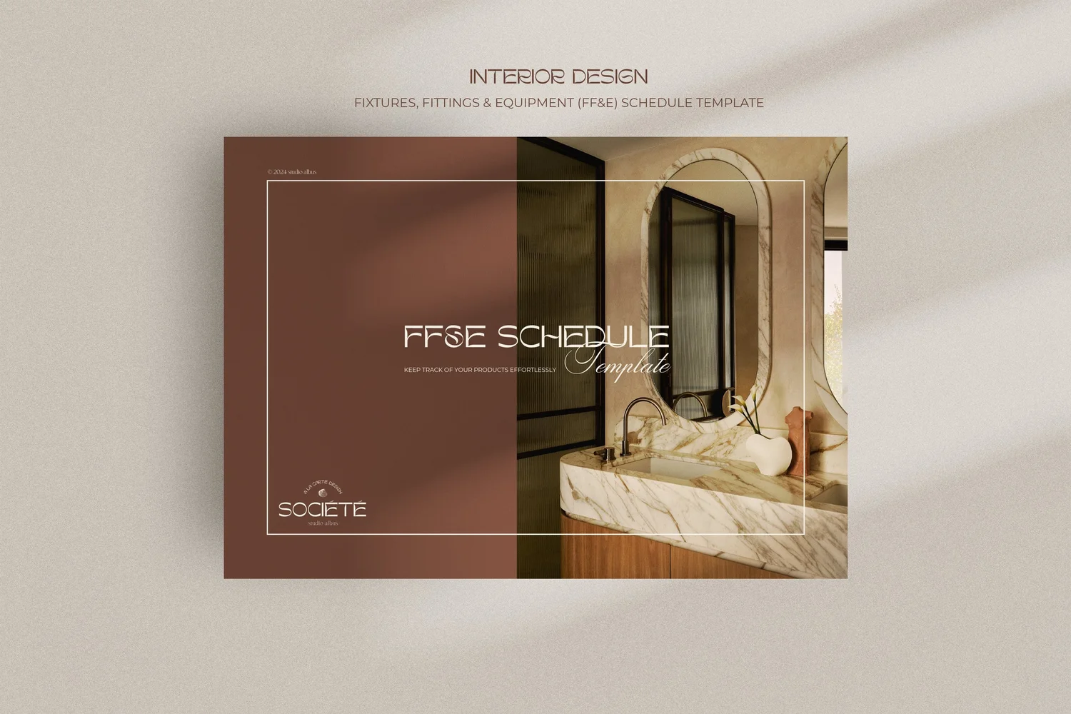 Finishes Schedule Template — Studio Albus: Interior Design Studio ...