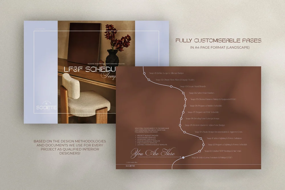 FF&E Schedule Template — Studio Albus: Interior Design Studio ...