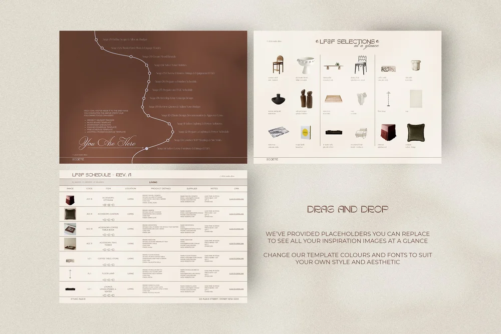 FF&E Schedule Template — Studio Albus: Interior Design Studio ...