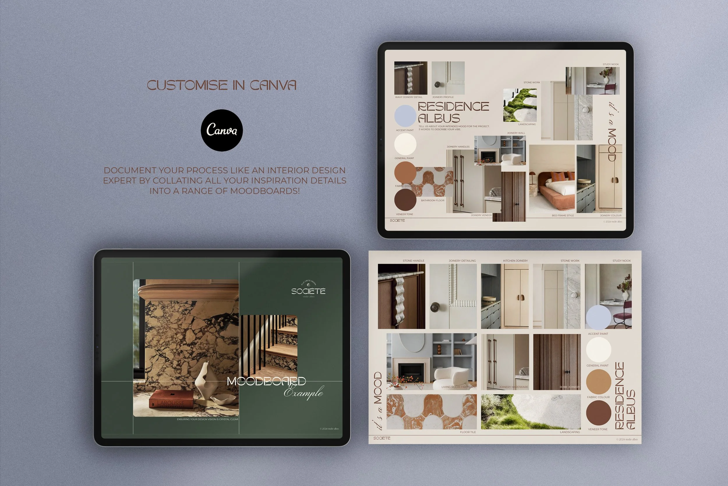 FF&E Schedule Template — Studio Albus: Interior Design Studio + Creative Agency, Sydney