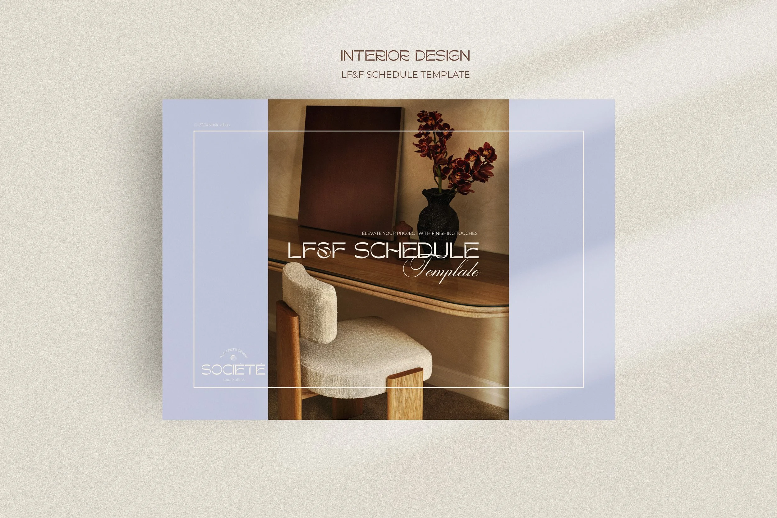 FF&E Schedule Template — Studio Albus: Interior Design Studio ...