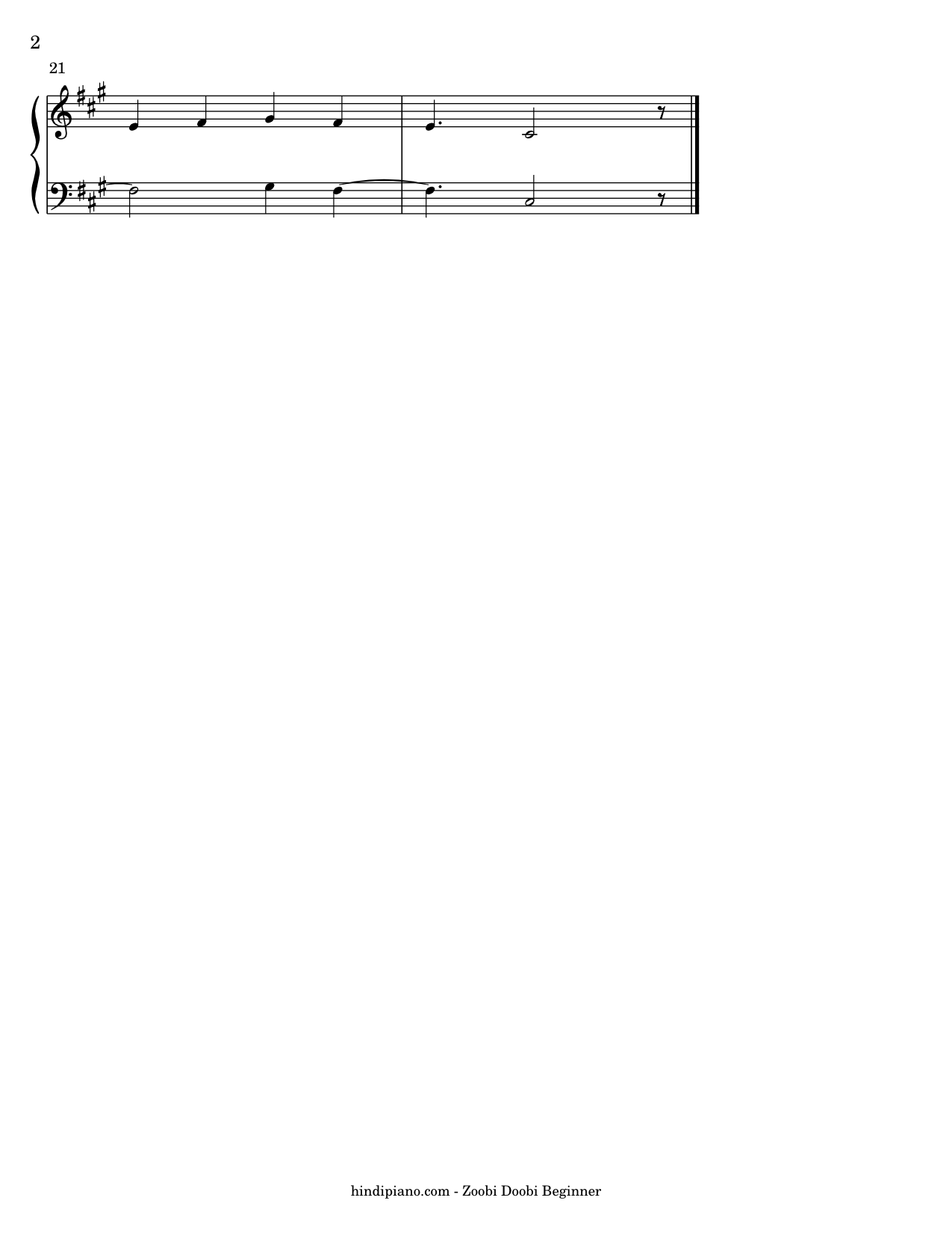 3 Idiots - Zoobi Doobi — Hindi Piano