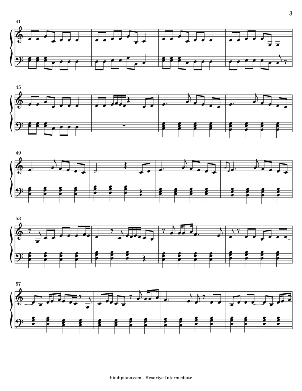Kesariya - Brahmastra — Hindi Piano