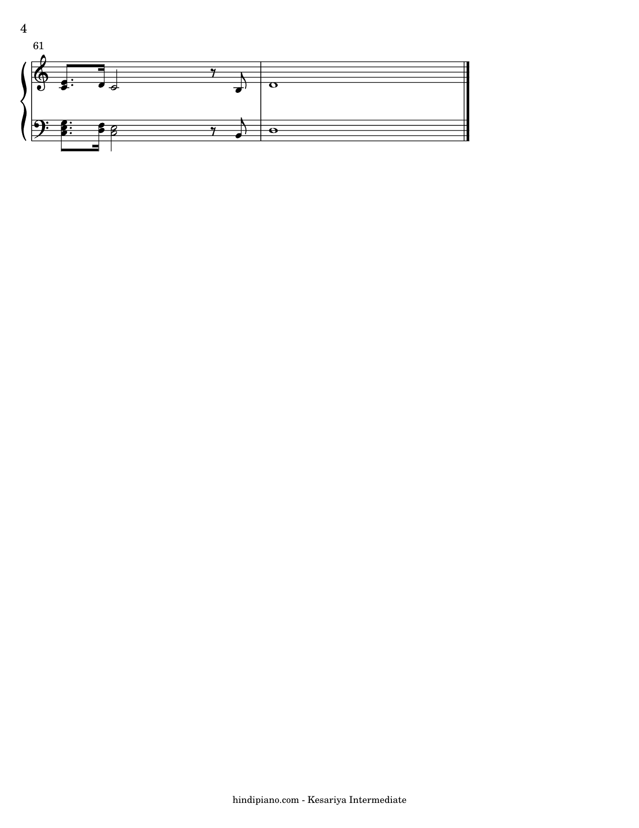 Kesariya - Brahmastra — Hindi Piano