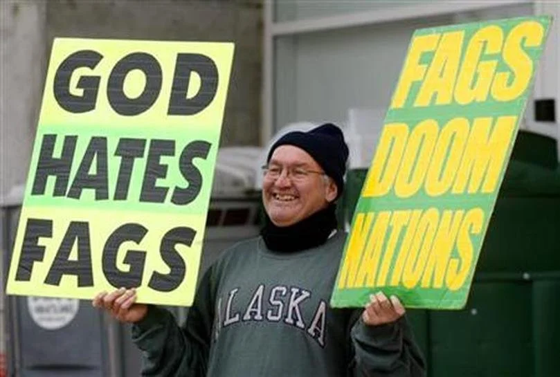 Westboro Baptist Church Signs God Hates Fags