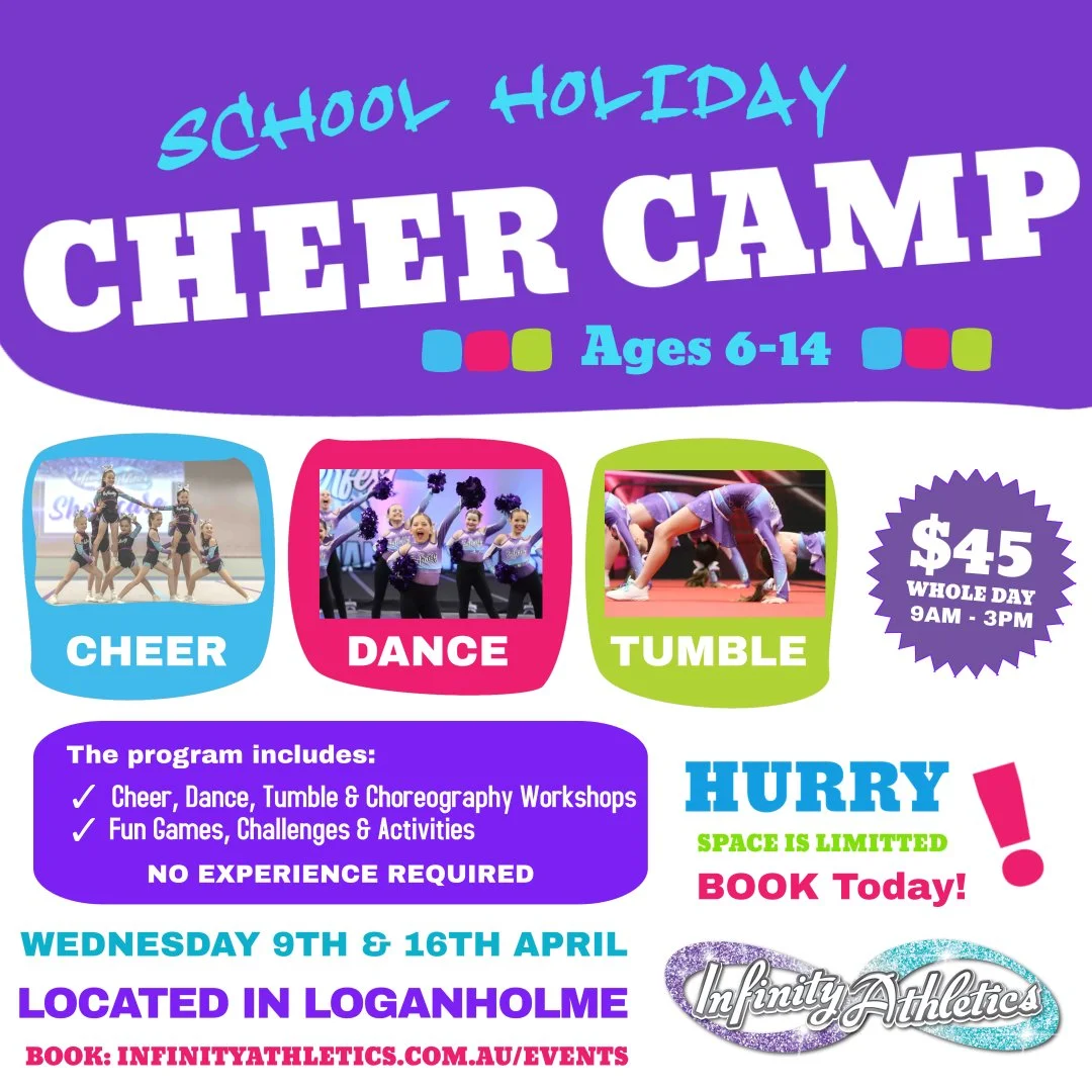 Win a Free Cheer Camp — Infinity Athletics