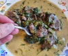 Beef Fricassee with Egg Lemon (avgolemono) sauce in pressure Cooker ...