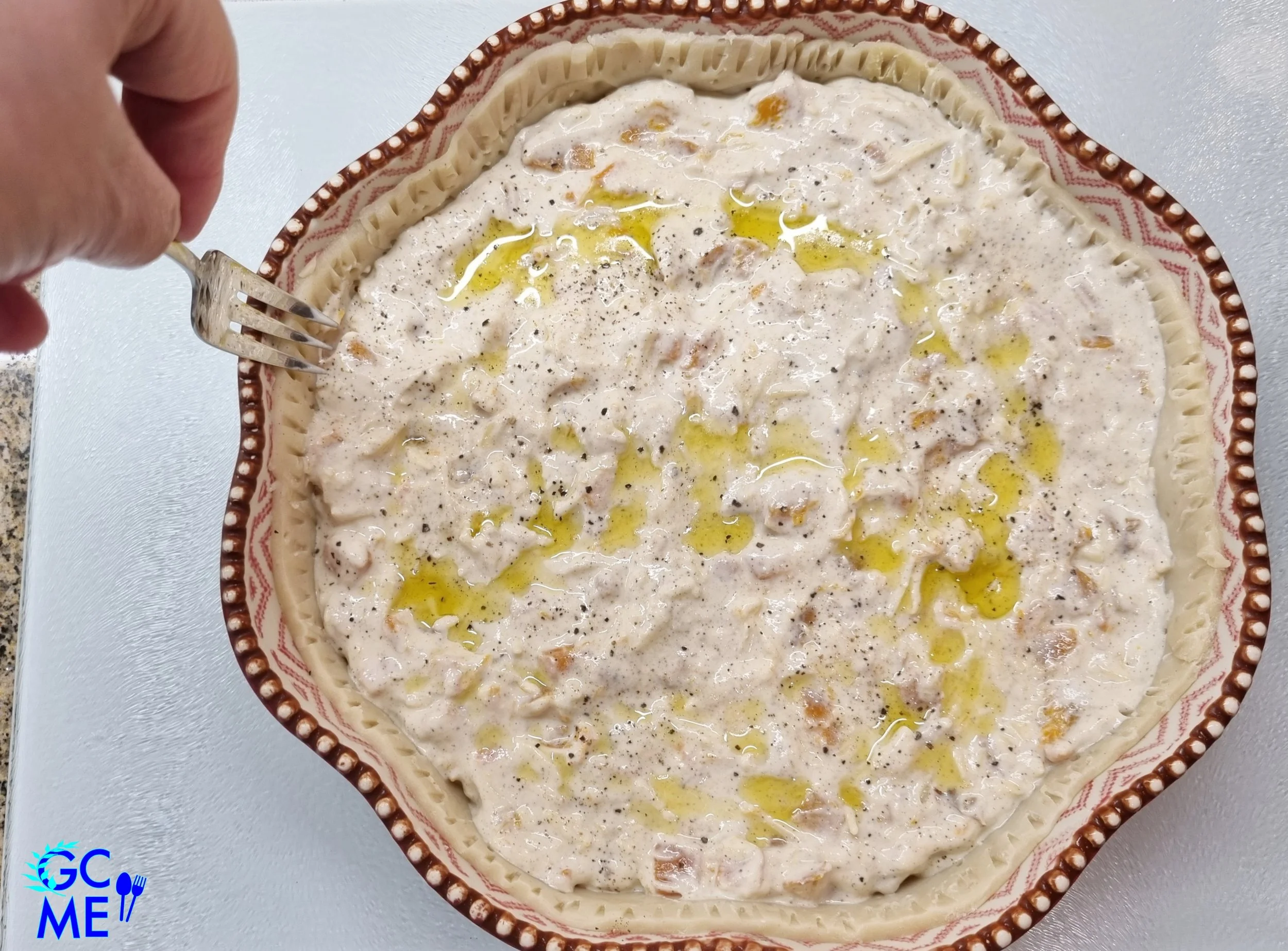 Savoury Tart with Pumpkin and Katiki cheese — Greek Cooking Made Easy