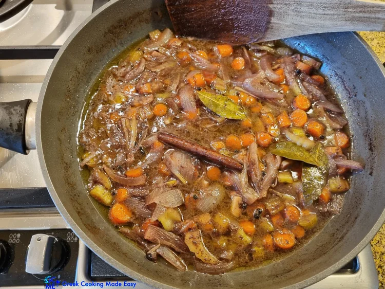 Wild Boar in Clay pot with Apricots and Cheese — Greek Cooking Made Easy