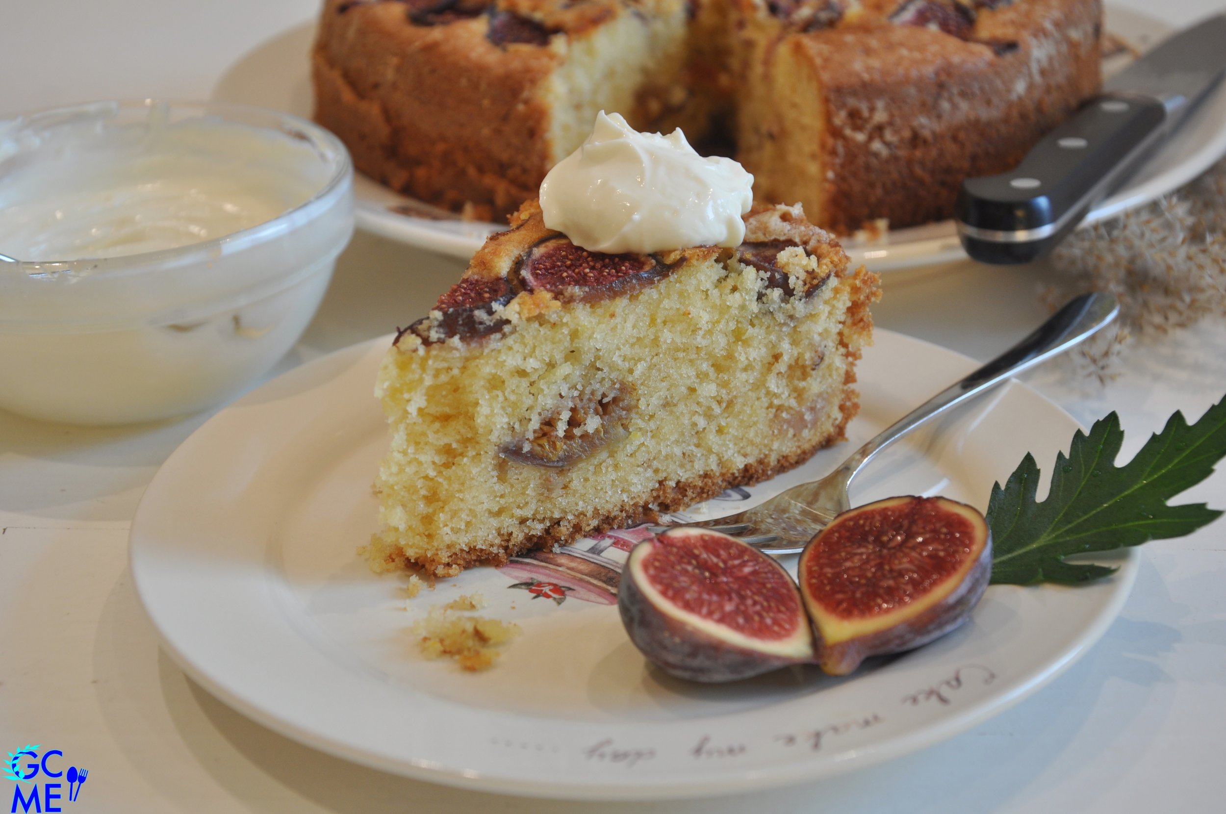 Moist Cake with Fresh Figs — Greek Cooking Made Easy